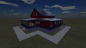 American Canadian FarmHouse v1.3 FS22 Mod | Farming Simulator 22 Mod