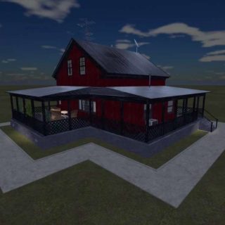 American Canadian FarmHouse v1.3 FS22 Mod | Farming Simulator 22 Mod