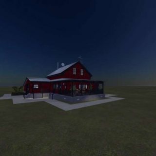 American Canadian FarmHouse v1.3 FS22 Mod | Farming Simulator 22 Mod