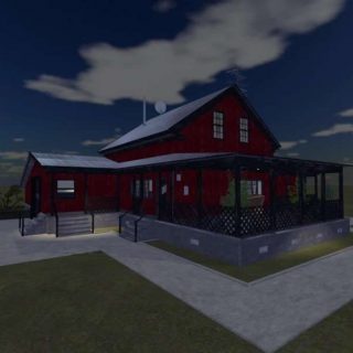 American Canadian FarmHouse v1.3 FS22 Mod | Farming Simulator 22 Mod