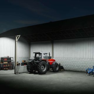 Sheet metal building v1.0 FS22 Mod | Farming Simulator 22 Mod