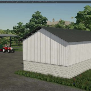 Sheet metal building v1.0 FS22 Mod | Farming Simulator 22 Mod