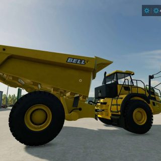 Bell Dump truck v1.0 FS22 Mod | Farming Simulator 22 Mod