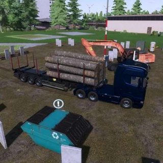 Big Wood Storage v1.1 FS22 Mod | Farming Simulator 22 Mod