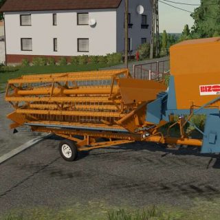 Bizon 4.20m Header Trailers v1.0 FS22 Mod | Farming Simulator 22 Mod