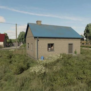 Blue House v1.0 FS22 Mod | Farming Simulator 22 Mod