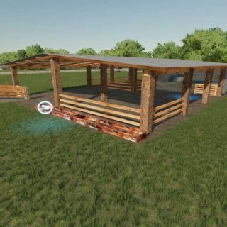 Brazilian Cow Corral v1.2 FS22 Mod | Farming Simulator 22 Mod