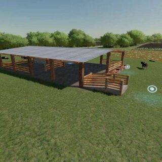 Brazilian Cow Corral v1.2 FS22 Mod | Farming Simulator 22 Mod