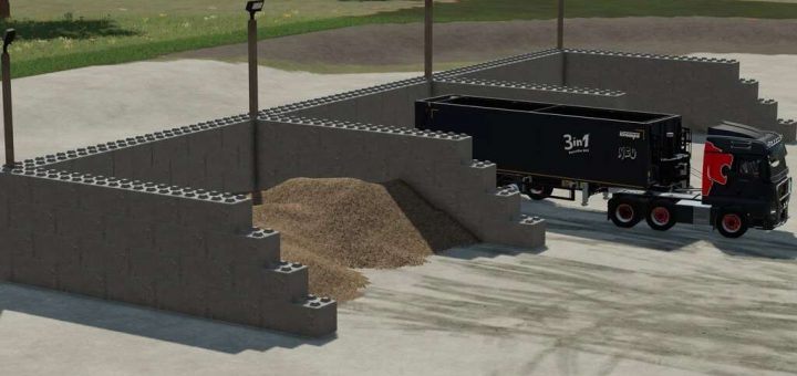Bulk Material Bunker Mods | Farming Simulator 22 Mods