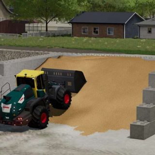 Bulk Material Bunker v1.0 FS22 Mod | Farming Simulator 22 Mod