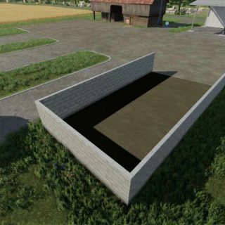 BunkerSilo Cinderblock v1.0 FS22 Mod | Farming Simulator 22 Mod