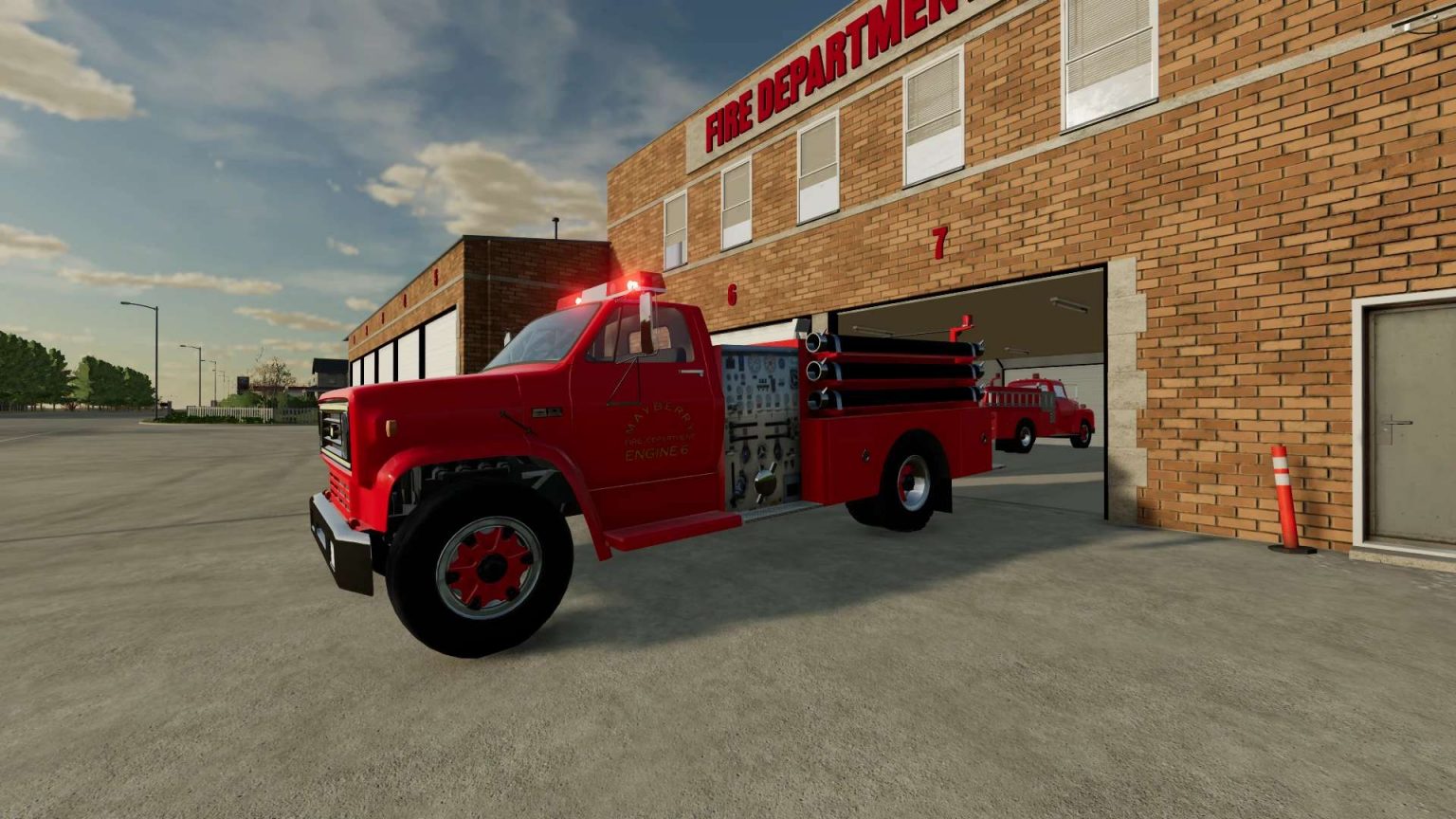 C70 Fire Engine v1.0 FS22 Mod | Farming Simulator 22 Mod