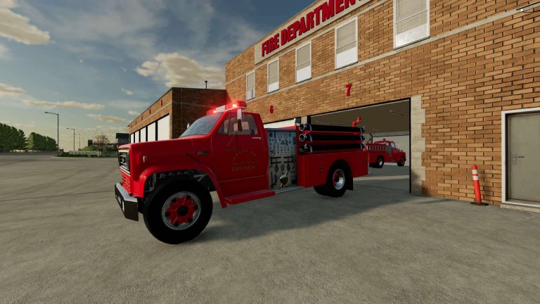 C70 Fire Engine v1.0 FS22 Mod | Farming Simulator 22 Mod