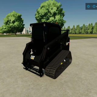Cat 259D Black out v1.0 FS22 Mod | Farming Simulator 22 Mod