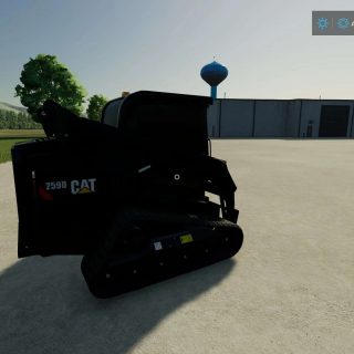 Cat 259D Black out v1.0 FS22 Mod | Farming Simulator 22 Mod