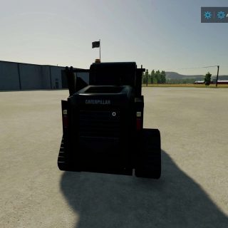 Cat 259D Black out v1.0 FS22 Mod | Farming Simulator 22 Mod