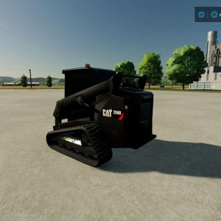 Cat 259D Black out v1.0 FS22 Mod | Farming Simulator 22 Mod