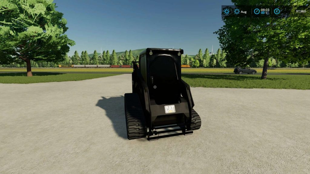 Cat 259D Black out v1.0 FS22 Mod | Farming Simulator 22 Mod
