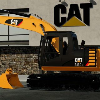 Cat 313D v1.0 FS22 Mod | Farming Simulator 22 Mod