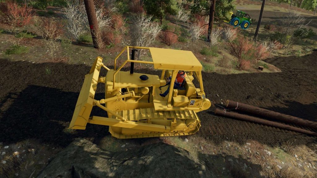CAT D7 Bulldozer v1.0 FS22 Mod | Farming Simulator 22 Mod
