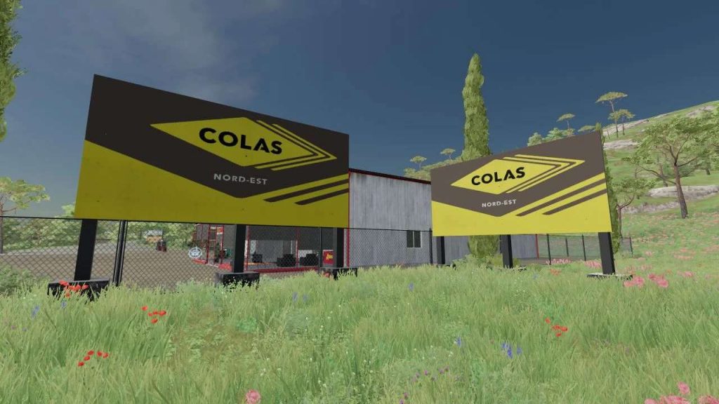 Colas Works panel V1.0 FS22 Mod | Farming Simulator 22 Mod