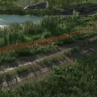 Construction Fence v1.0 FS22 Mod | Farming Simulator 22 Mod