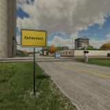 Customizable Town Sign v1.1 FS22 Mod | Farming Simulator 22 Mod