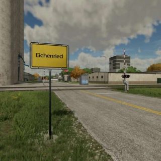 Customizable Town Sign v1.1 FS22 Mod | Farming Simulator 22 Mod