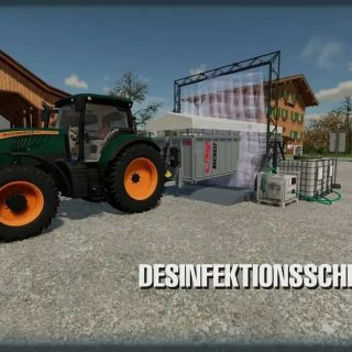 Disinfection Lock v1.0 FS22 Mod | Farming Simulator 22 Mod