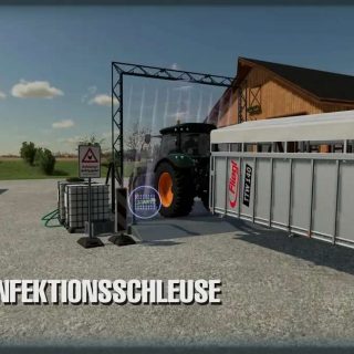 Disinfection Lock v1.0 FS22 Mod | Farming Simulator 22 Mod