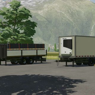 Edm Volvo Trailer Long Version with Autoload v1.0 FS22 Mod | Farming ...