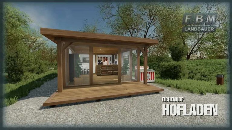 Eichenhof Farm Shop (PGP) v1.0.1 FS22 Mod | Farming Simulator 22 Mod