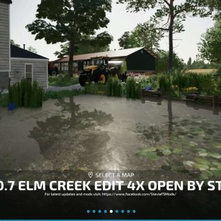 Elm Creek Edit 4x Open v1.0.0.7 FS22 Mod | Farming Simulator 22 Mod