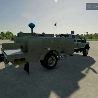 F350 Bucket truck v1.0 FS22 Mod | Farming Simulator 22 Mod
