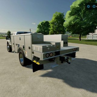 F350 Bucket truck v1.0 FS22 Mod | Farming Simulator 22 Mod