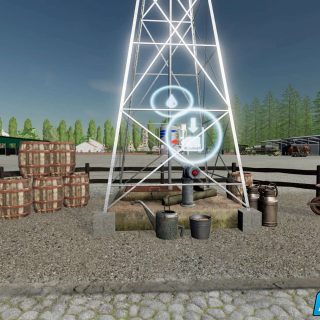 American Wind Turbine By BOB51160 v1.0 FS22 Mod | Farming Simulator 22 Mod