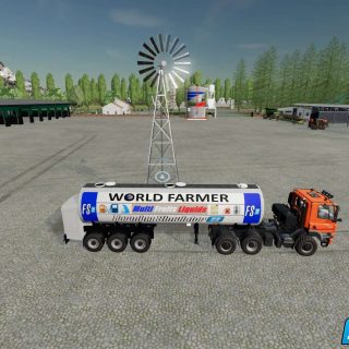 American Wind Turbine By BOB51160 v1.0 FS22 Mod | Farming Simulator 22 Mod