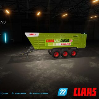 Claas Maxi Cargos 770 By BOB51160 v1.0 FS22 Mod | Farming Simulator 22 Mod