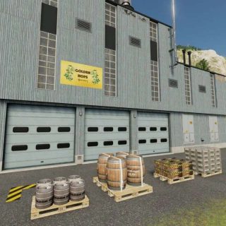 Golden Hops Brewery v1.1 FS22 Mod | Farming Simulator 22 Mod