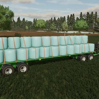 Homemade Flatbed Trailer v1.0 FS22 Mod | Farming Simulator 22 Mod