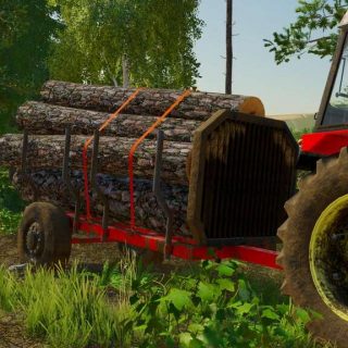 HomeMade Forest Trailer v1.0 FS22 Mod | Farming Simulator 22 Mod
