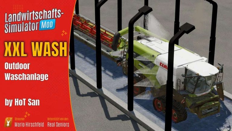 HoT outdoorWash v1.0 FS22 Mod | Farming Simulator 22 Mod