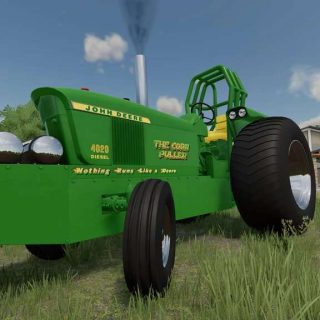 John Deere 4020 Pulling Tractor v1.0 FS22 Mod | Farming Simulator 22 Mod