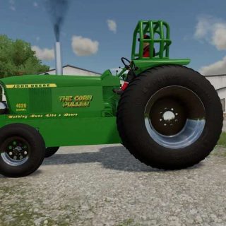 John Deere 4020 Pulling Tractor v1.0 FS22 Mod | Farming Simulator 22 Mod