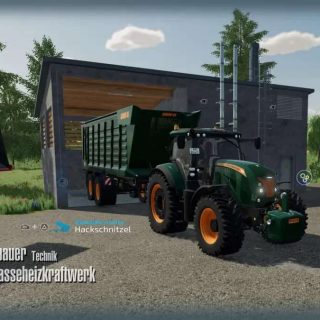 Landbauer Bio Heating Plant v1.2 FS22 Mod | Farming Simulator 22 Mod
