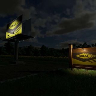 Large Colas Advertising Panel v1.0 FS22 Mod | Farming Simulator 22 Mod