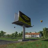 Large Colas Advertising Panel v1.0 FS22 Mod | Farming Simulator 22 Mod