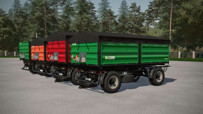 Lizard D Trailer Pack v1.0 FS22 Mod | Farming Simulator 22 Mod