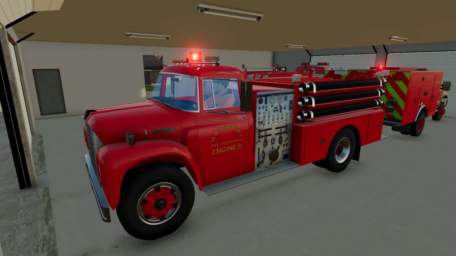 Loadstar Fire Engine v1.0 FS22 Mod | Farming Simulator 22 Mod