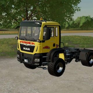 MAN TGS Pinder v1.0 FS22 Mod | Farming Simulator 22 Mod